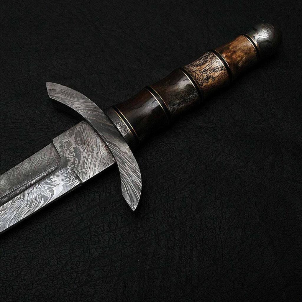 Custom Handmade Damascus Steel Sword - Damascus Shop