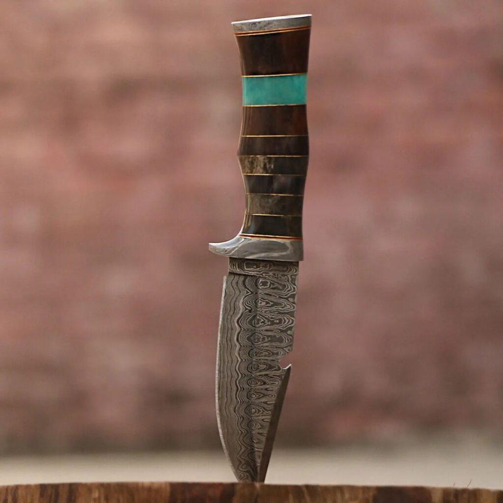 Custom Handmade Damascus Hunting Knife - Damascus Shop