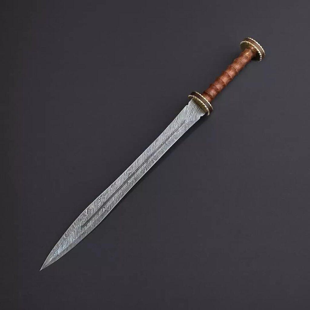 Custom Handmade Damascus Steel Sword - Damascus Shop
